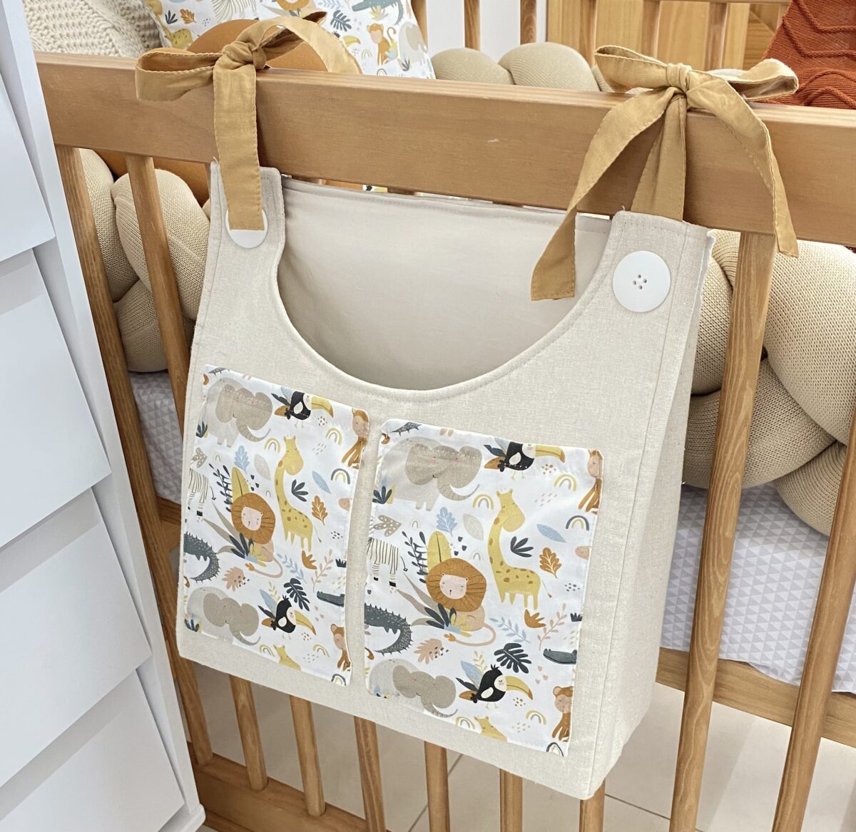 Porta Fraldas Safari - Loja de Kit para Berço e Enxoval de Bebê - Irmãs ...